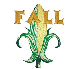 Free Fall Corn Embroidery Design | EmbroideryDesigns.com