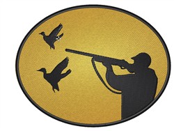 Duck Hunting Embroidery Design | EmbroideryDesigns.com