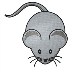 Cute Mouse Embroidery Design | EmbroideryDesigns.com