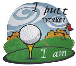 I Putt Embroidery Design | EmbroideryDesigns.com