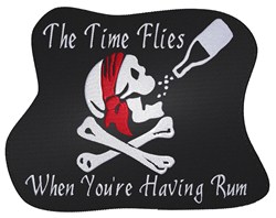 Having Rum Embroidery Design | EmbroideryDesigns.com