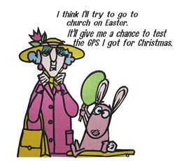 Maxine On Easter Embroidery Design | EmbroideryDesigns.com