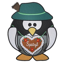 German Owl Embroidery Design | EmbroideryDesigns.com
