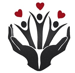 Helping Hands Embroidery Design | EmbroideryDesigns.com