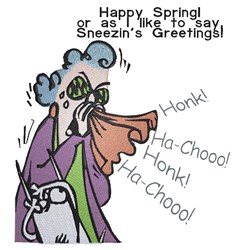 Maxine in Spring Embroidery Design | EmbroideryDesigns.com