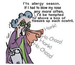 Maxine on Allergy Embroidery Design | EmbroideryDesigns.com