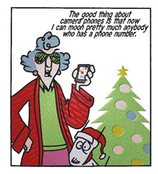 Maxine Camera Phone Embroidery Design | EmbroideryDesigns.com