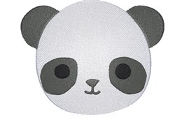 Panda Face Embroidery Design | EmbroideryDesigns.com