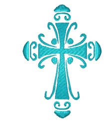 Fancy Cross Embroidery Design | EmbroideryDesigns.com