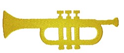 Trumpet Embroidery Design | EmbroideryDesigns.com