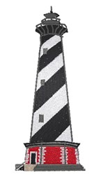 Outer Banks Lighthouse Embroidery Design | EmbroideryDesigns.com