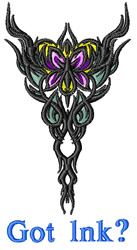 Got Ink Tattoo Embroidery Design | EmbroideryDesigns.com