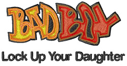 Free Graffiti Bad Boy Embroidery Design | EmbroideryDesigns.com
