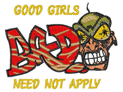 Free Graffiti Bad Embroidery Design | EmbroideryDesigns.com