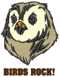 Free Owls Rock Embroidery Design | EmbroideryDesigns.com
