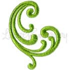 Decorative Swirl Embroidery Design | EmbroideryDesigns.com