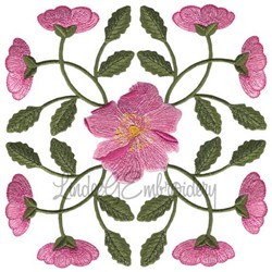 Primrose Filled Embroidery Design | EmbroideryDesigns.com
