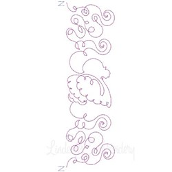 Bobbin Work Border Embroidery Design | EmbroideryDesigns.com
