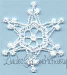 Snowflake Embroidery Design | EmbroideryDesigns.com