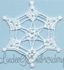 Snowflake Embroidery Design | EmbroideryDesigns.com