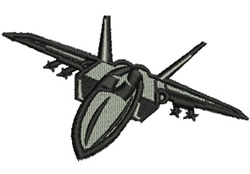 Fighter Jet Embroidery Design | EmbroideryDesigns.com