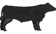 Angus Bull Embroidery Design | EmbroideryDesigns.com