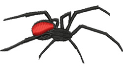 Redback Spider Embroidery Design | EmbroideryDesigns.com