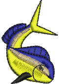 Mahi Mahi Embroidery Design | EmbroideryDesigns.com
