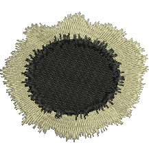 Solar Eclipse Embroidery Design | EmbroideryDesigns.com
