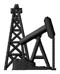Oil Rig Embroidery Design | EmbroideryDesigns.com