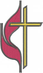 Methodist Symbol Embroidery Design | EmbroideryDesigns.com