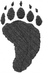 Bear Paw Embroidery Design | EmbroideryDesigns.com