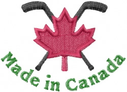 Made In Canada Embroidery Design | EmbroideryDesigns.com