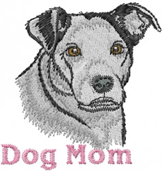 Dog Mom Embroidery Design | EmbroideryDesigns.com