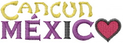 Mexico Cancun Embroidery Design | EmbroideryDesigns.com