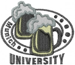Free Munich University Embroidery Design | EmbroideryDesigns.com