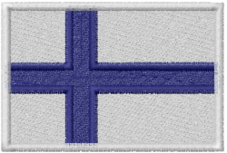 Finland Flag Embroidery Design | EmbroideryDesigns.com