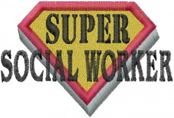 Social Worker Embroidery Design | EmbroideryDesigns.com