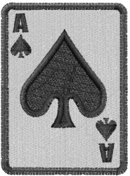 Ace of spades Embroidery Design | EmbroideryDesigns.com