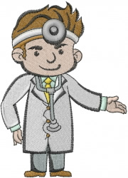 Doctor Embroidery Design | EmbroideryDesigns.com