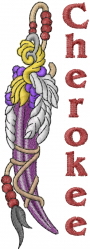 Cherokee Embroidery Design | EmbroideryDesigns.com