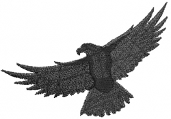 Hawk Embroidery Design | EmbroideryDesigns.com