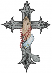 Religious Cross Embroidery Design | EmbroideryDesigns.com