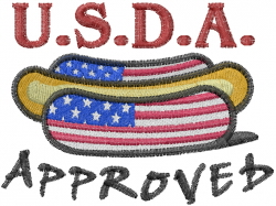 USDA Approved Embroidery Design | EmbroideryDesigns.com