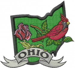 Ohio Embroidery Design | EmbroideryDesigns.com
