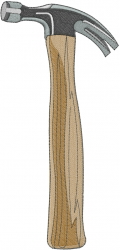 Hammer Embroidery Design | EmbroideryDesigns.com
