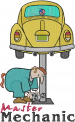 Master Mechanic Embroidery Design | EmbroideryDesigns.com