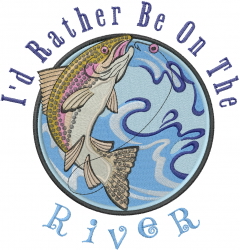 On The River Embroidery Design | EmbroideryDesigns.com