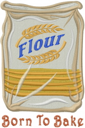 Born To Bake Embroidery Design | EmbroideryDesigns.com