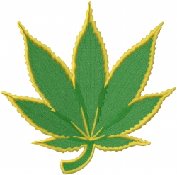 Marijuana Embroidery Design | EmbroideryDesigns.com